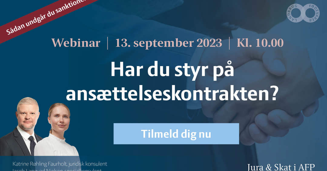 Har du styr på ansættelseskontrakten?