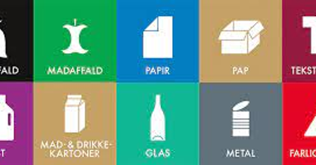 Hjælp til at sætte affaldspiktogrammer på emballage
